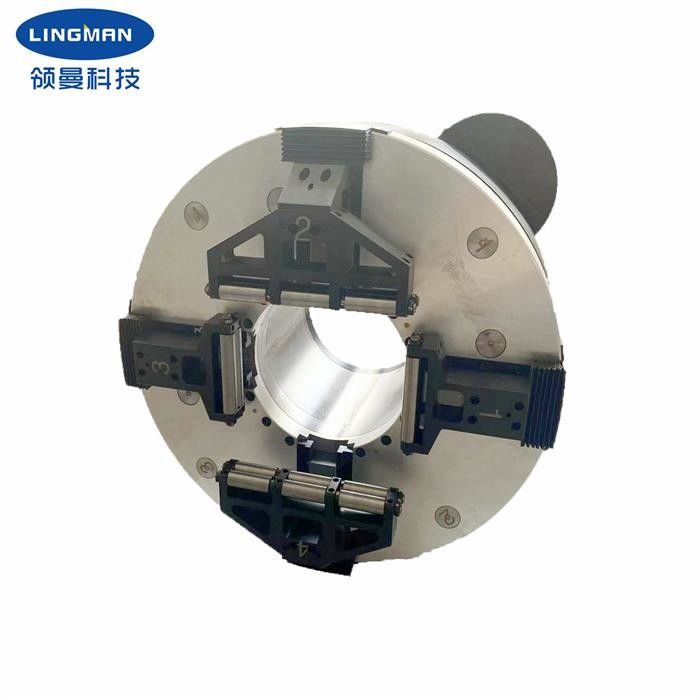 Pneumatic Rotary Chuck Main 4 Jaw Rotary Laser Chuck For Tube Cutter