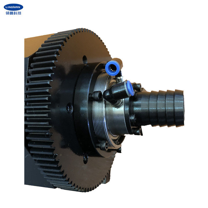 Pneumatic Laser Rotary Chuck , Double Action 4 Jaw True Chuck