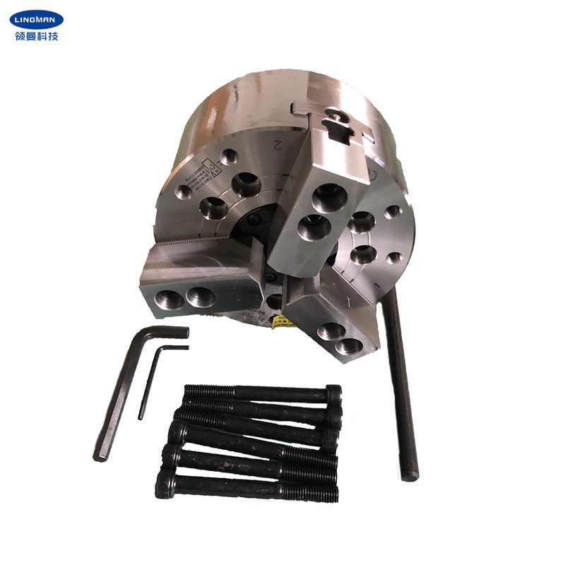 Hydraulic 4 Inch 3 Jaw Lathe Chuck , Three Jaw Self Centering Chuck