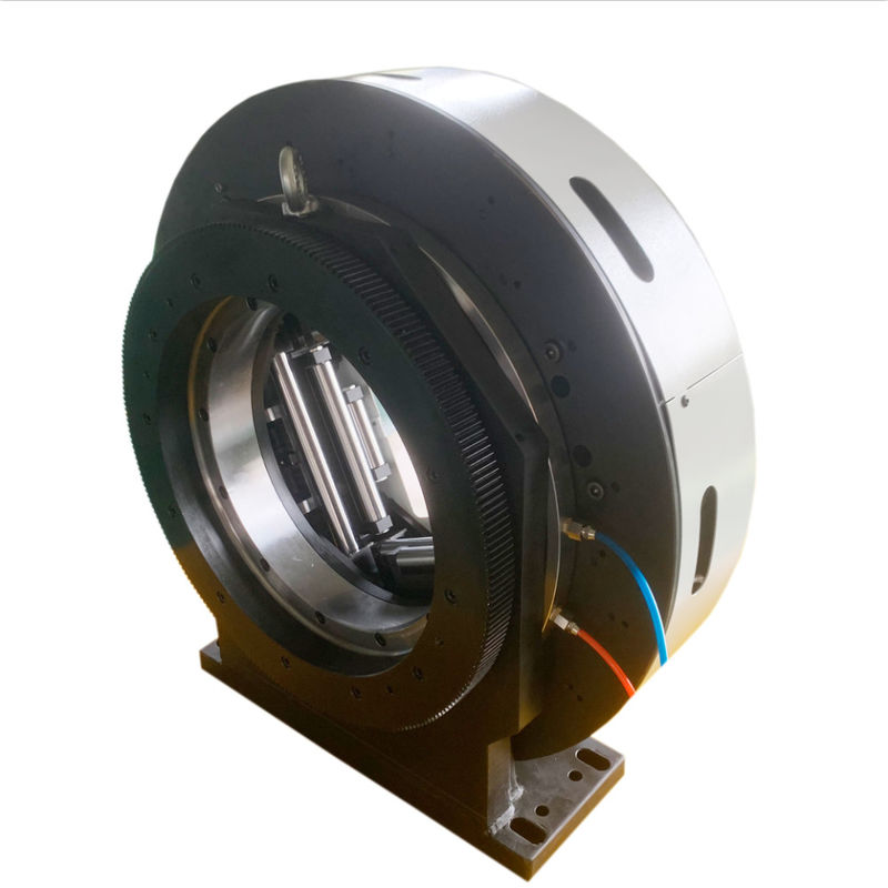 Four Jaw Hollow Chuck , Double Acting Pneumatic Lathe Chuck