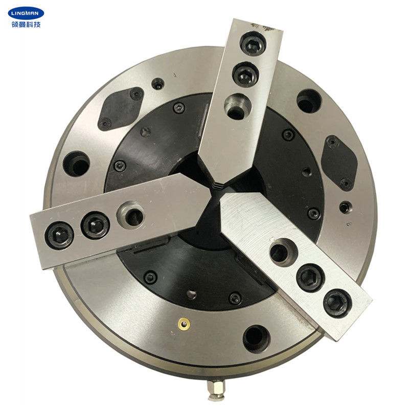 Front Mounted 1100 RPM Pneumatic CNC Lathe Chuck