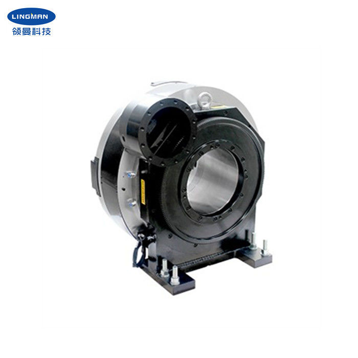 Single Bearing Full Stroke Pneumatic Rotary Chuck For Laser Pipe Cutting