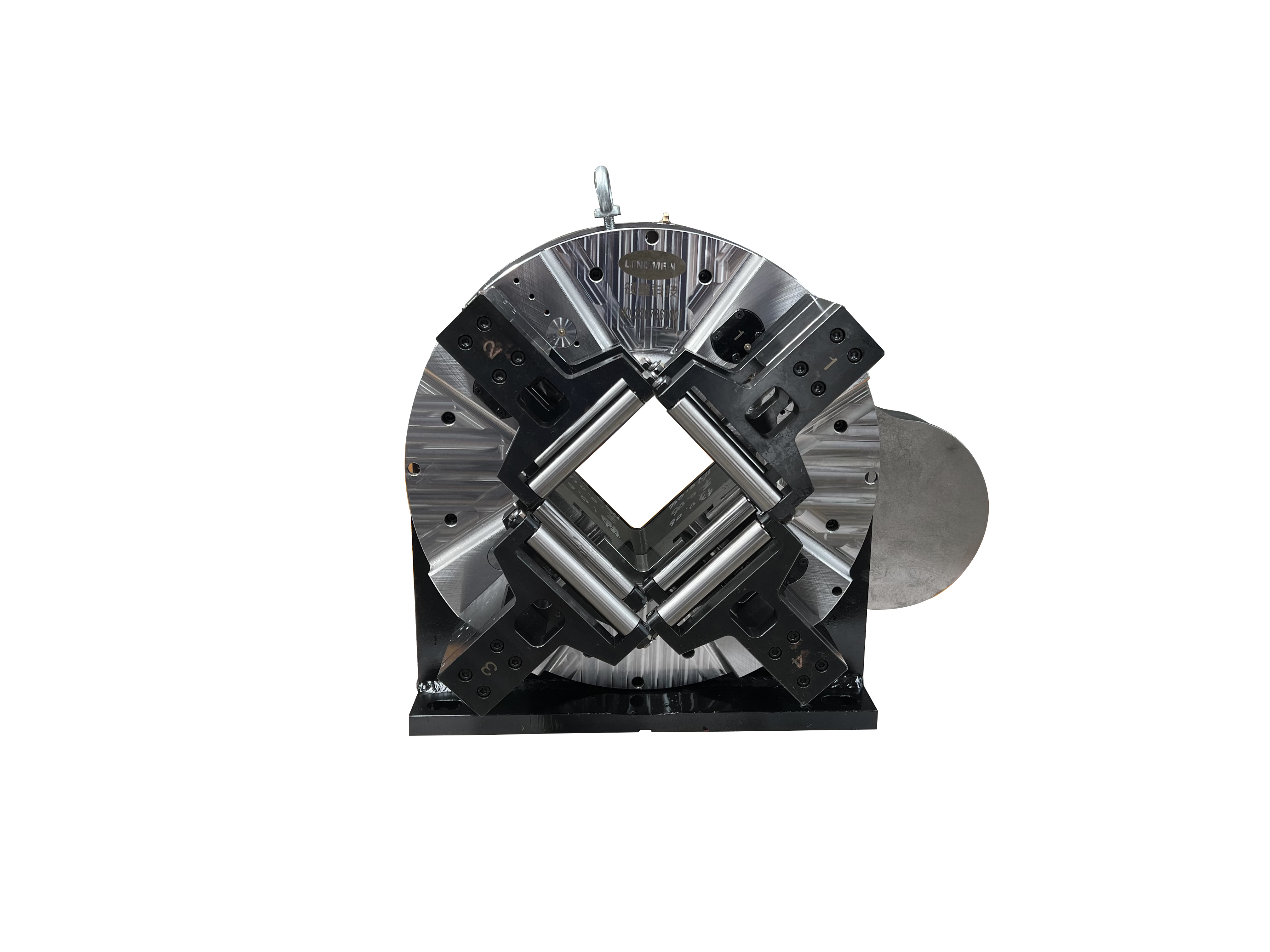 4 Jaw Pneumatic Rotary Chuck For Laser Tube Cutting Machine