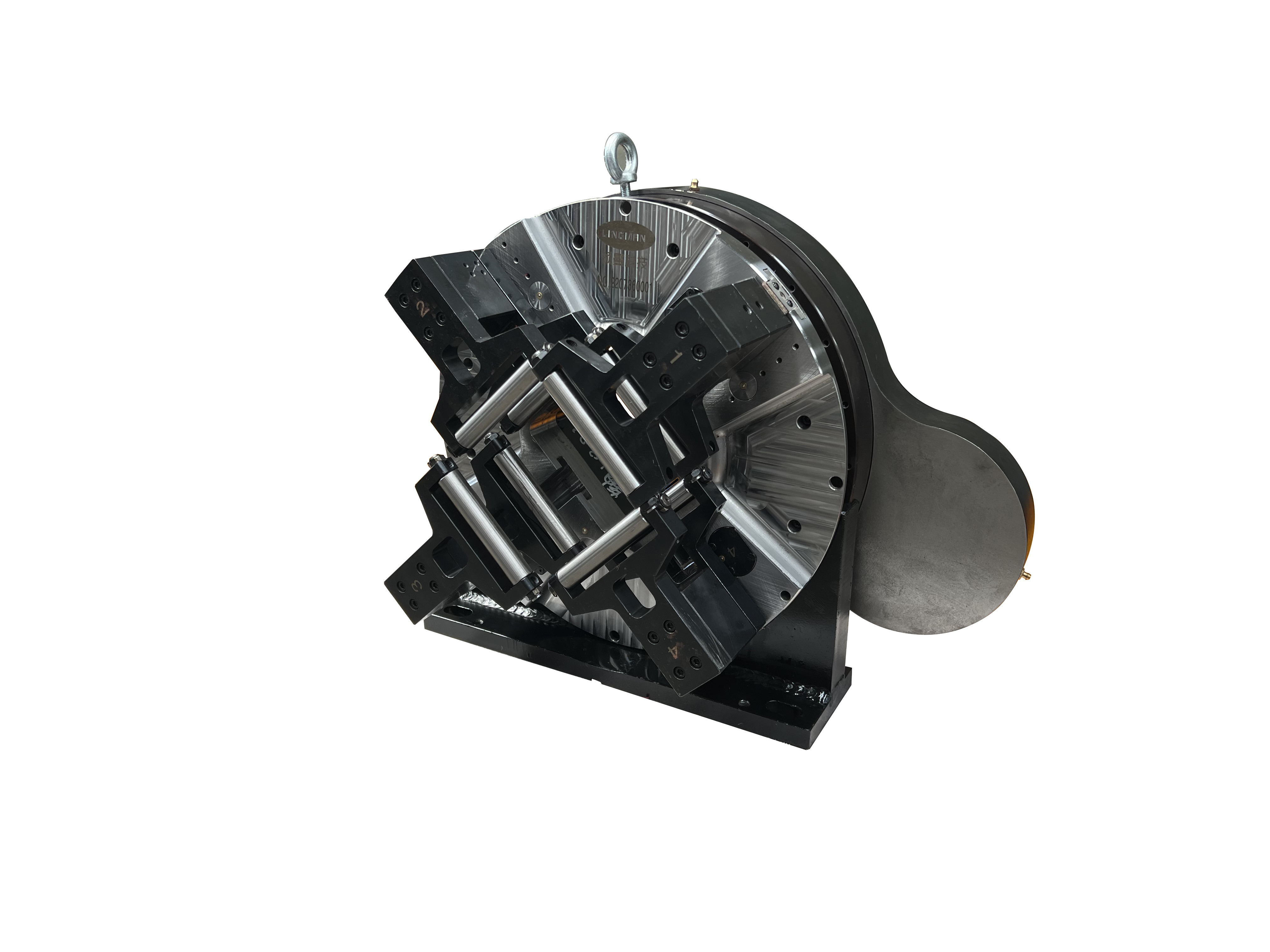 4 Jaw Pneumatic Rotary Chuck For Laser Tube Cutting Machine