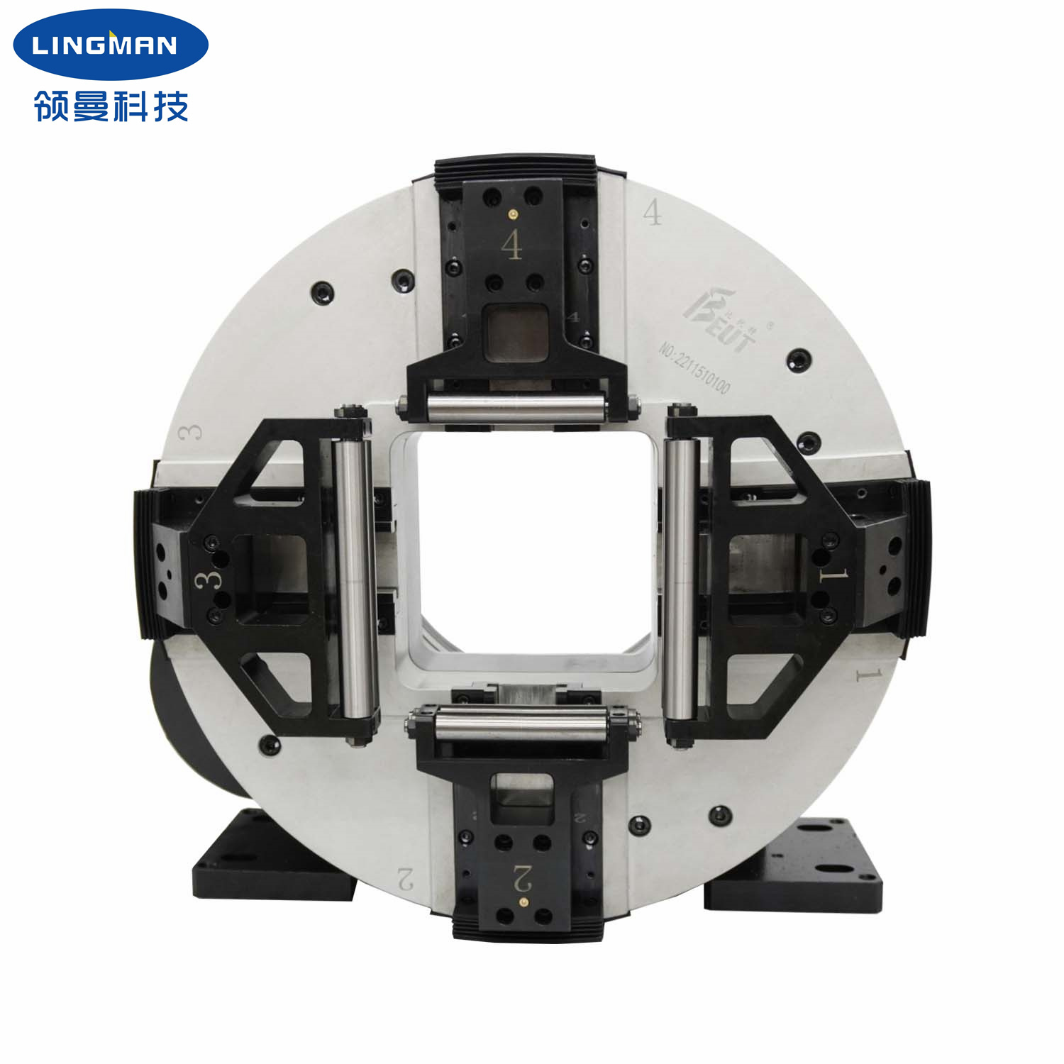 Precision Models Four-Jaw Full Stroke Main Pneumatic Chuck For Pipe ...