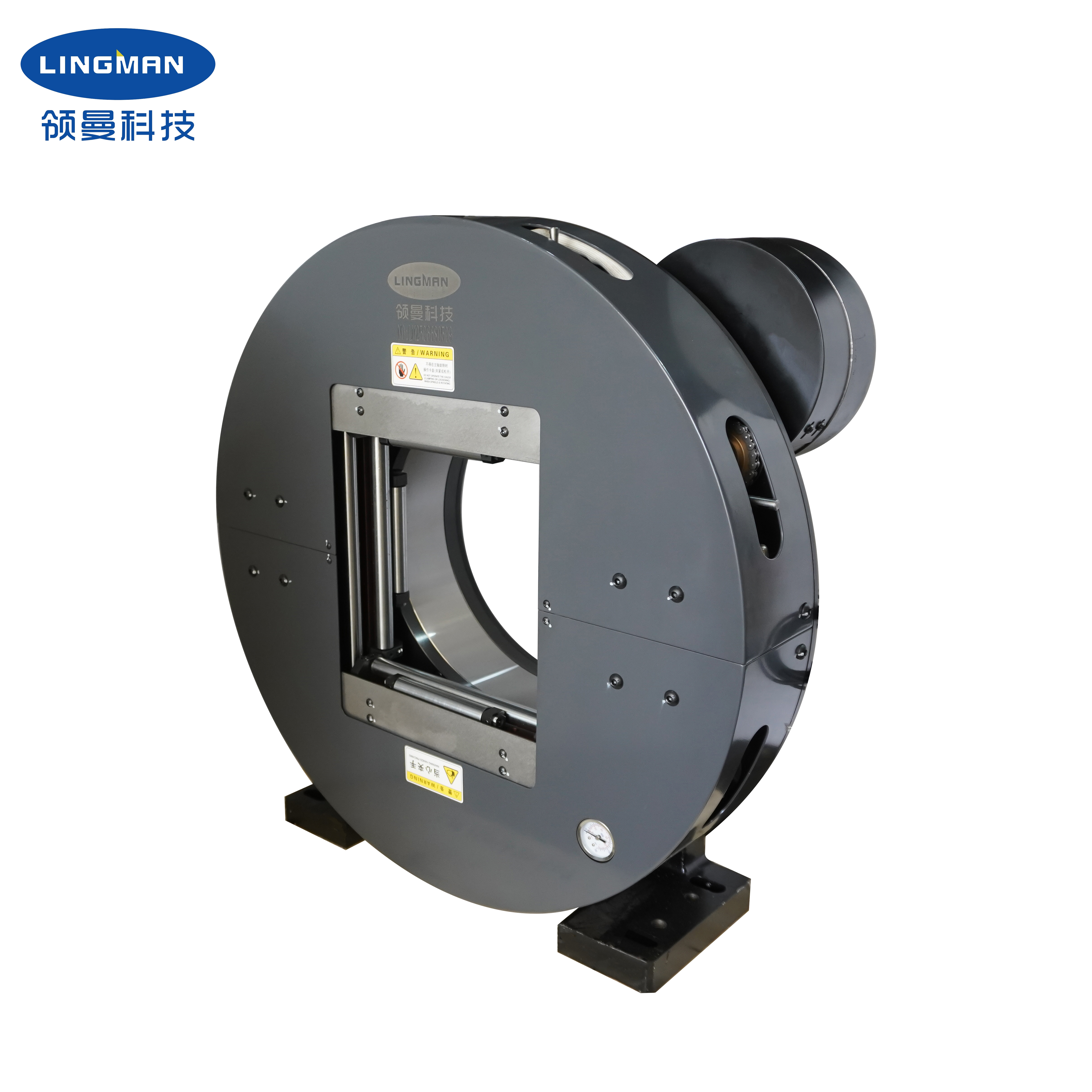 Laser Rotary Chuck 245mm Clamping Range 2KN Force for Tube Cutting